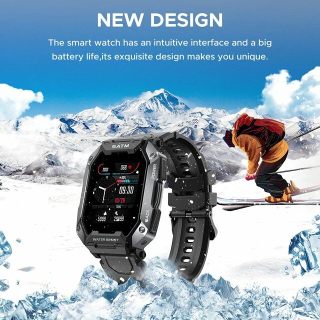 Outdoor Smartwatch C20: Ultimate Waterproof Bluetooth Wristband with ...