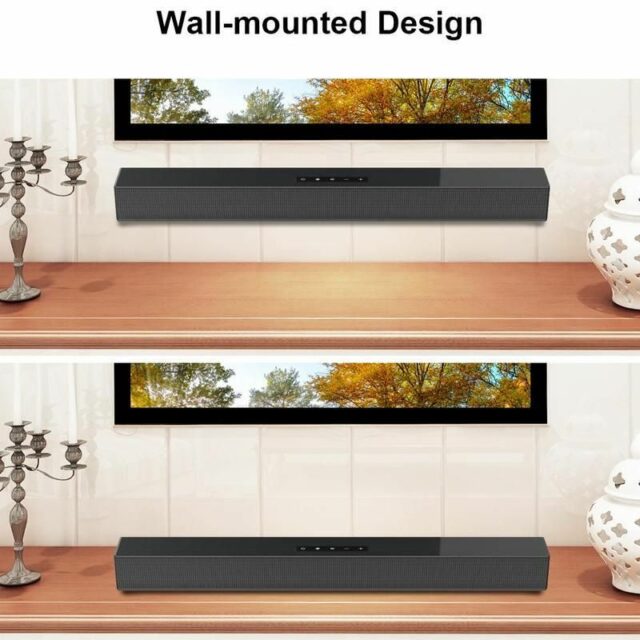 High-Fidelity Wireless Bluetooth Soundbar – Powerful Stereo Home ...