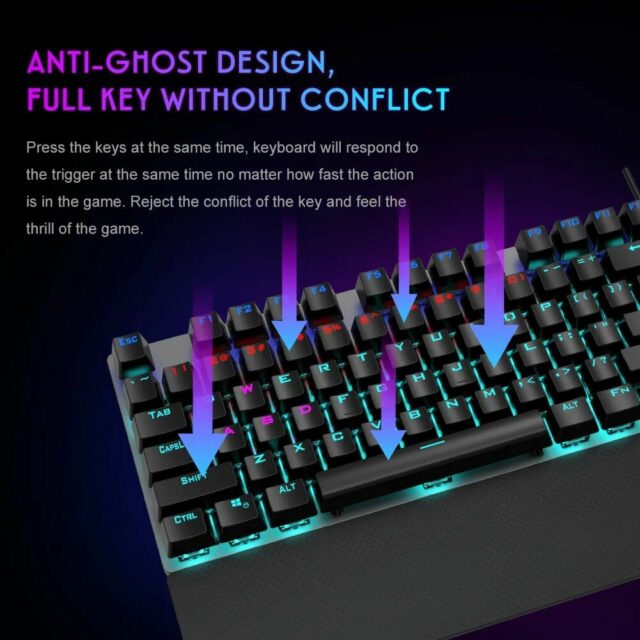 Wired Mechanical Gaming Keyboard