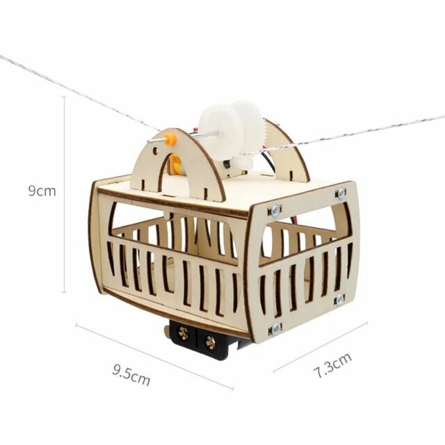 DIY Cable Car Model STEM Kit for Kids – Educational Science Toy